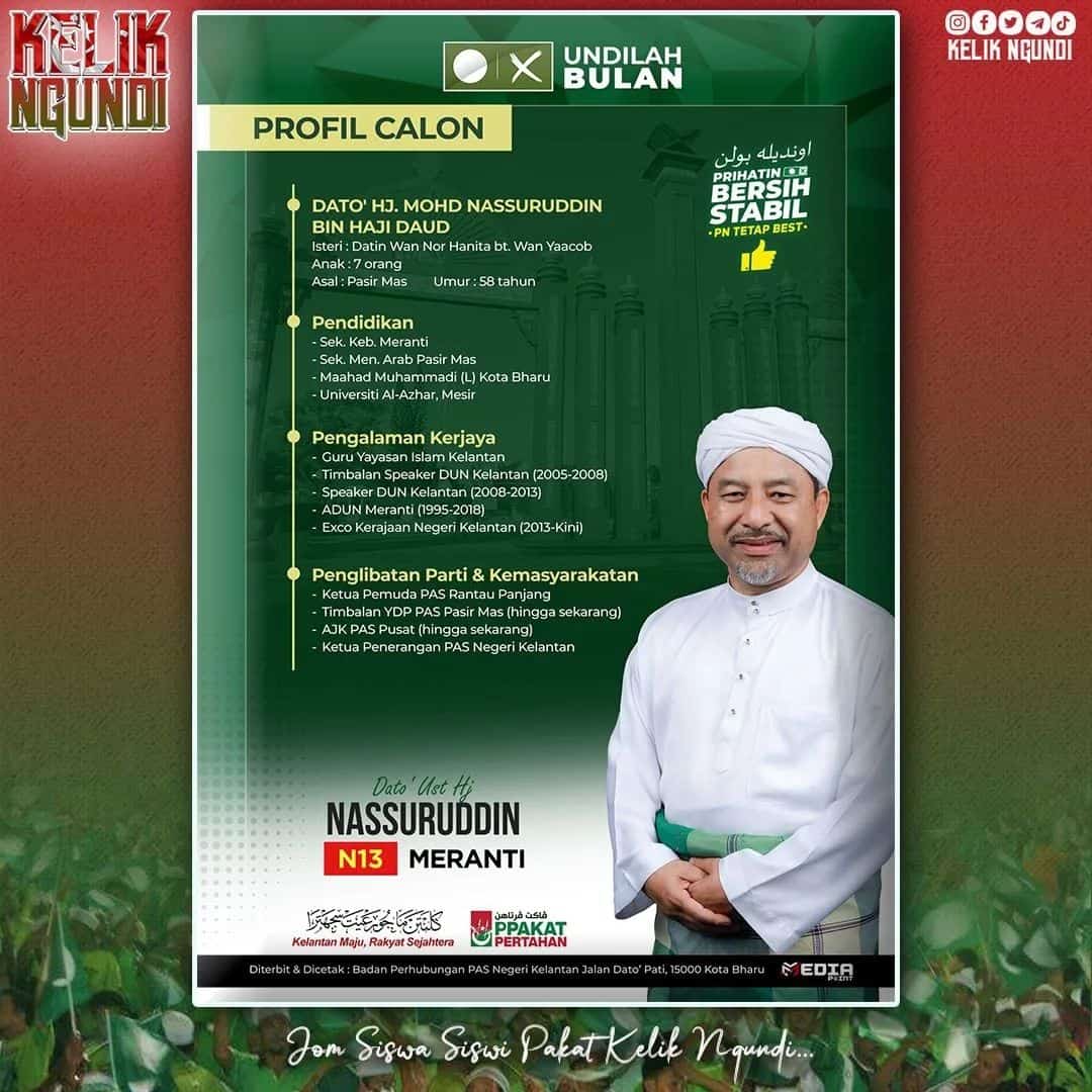 Dato’ Hj Mohd Nassuruddin bin Daud - Menteri Besar Kelantan Dato’ Hj Mohd Nassuruddin bin Daud - Menteri Besar Kelantan