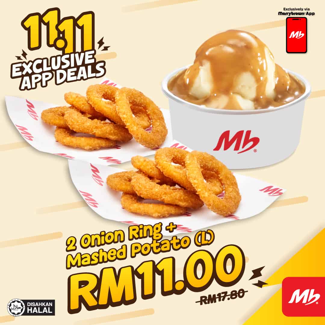 Promo 11.11 - MarryBrown, Tealive, Llao llao & Banyak Lagi (2023) Promo 11.11 - MarryBrown, Tealive, Llao llao & Banyak Lagi (2023)