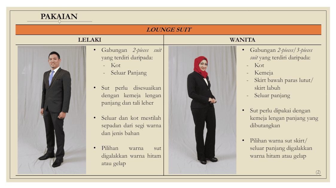 Pakaian Formal Lelaki & Perempuan Untuk Interview / Majlis Rasmi