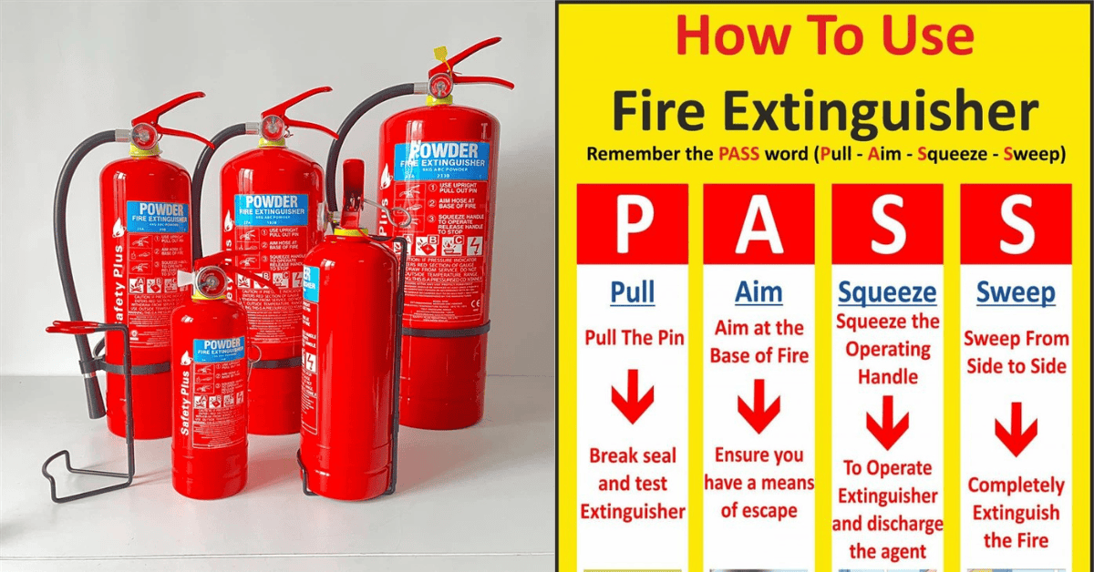 Alat Pemadam Api: Jenis, Kelas Kebakaran & Cara Penggunaan