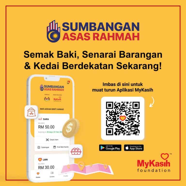 Senarai Barang MyKasih / Bantuan SARA RM100