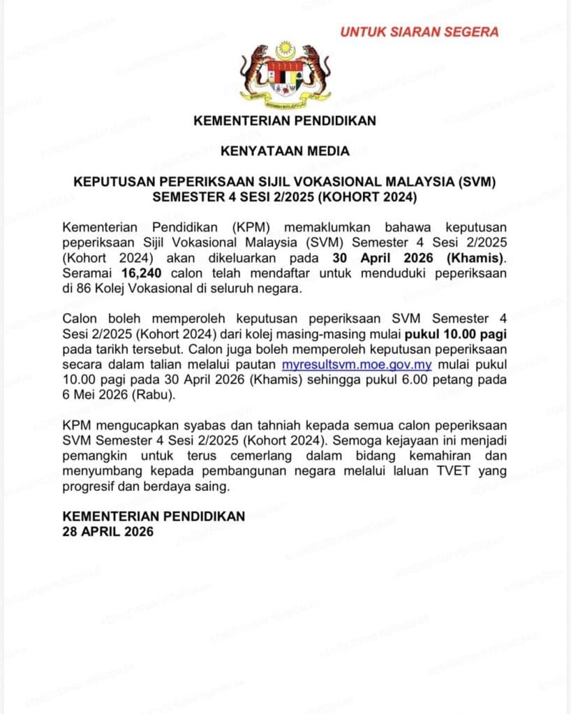 Kalendar 2026: Tarikh Cuti Umum & Cuti Sekolah Malaysia